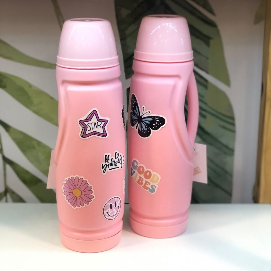 Termo Rosa Pastel (1L) - Estilo personalizado