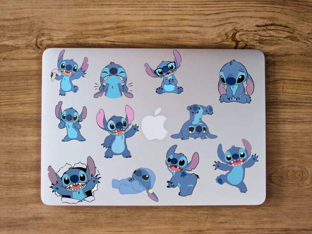 Stickers Decorativos Stitch (Pack x12) - Estilo personalizado