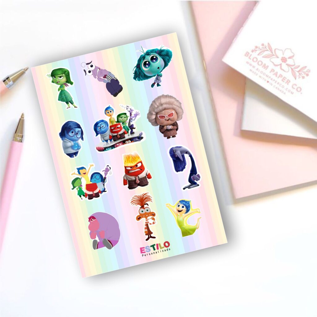 Stickers Intensamente - Estilo personalizado