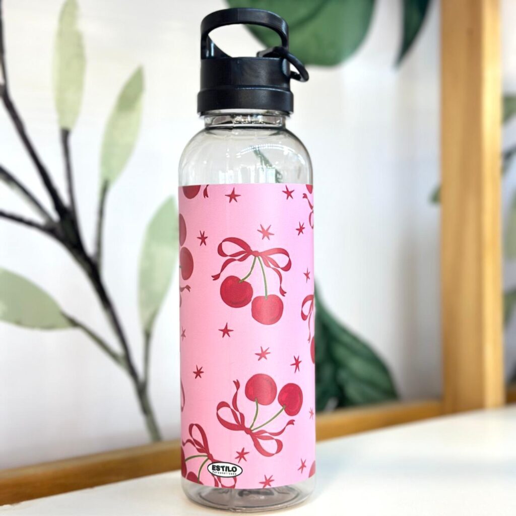 Botella Cherry (con mosquetón) - Estilo personalizado